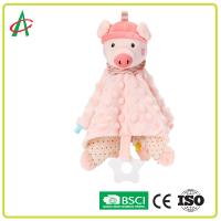 China Washable 20.5x25CM Baby Comfort Blanket Toy CE/BSCI Certificate for sale