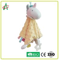 China Washable 20.5x25CM Baby Comfort Blanket Toy CE/BSCI Certificate for sale