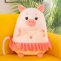 China OEM Washable 20in Cute Pig Plush Toy Pillows For Girls for sale
