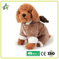 China BSCI Christmas Theme Plush Pet Clothes With Snap Fastener for sale
