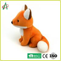 China Polyester Stuffing Furry Plush Mini Fox Stuffed Animal 3 10in for sale