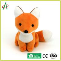 China Polyester Stuffing Furry Plush Mini Fox Stuffed Animal 3 10in for sale