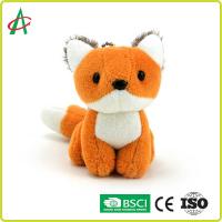 China Polyester Stuffing Furry Plush Mini Fox Stuffed Animal 3 10in for sale