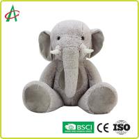 China 30cm Grey Cuddly Stuffed Elephant Plush Toy OEM Acceptable for sale