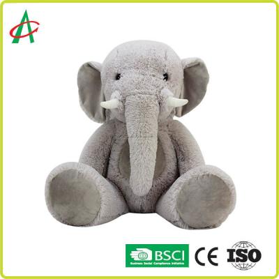 China 30cm Grey Cuddly Stuffed Elephant Plush Toy OEM Acceptable for sale