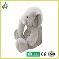 China 30cm Grey Cuddly Stuffed Elephant Plush Toy OEM Acceptable for sale