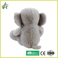 China 30cm Grey Cuddly Stuffed Elephant Plush Toy OEM Acceptable for sale