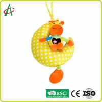 China EN71 No Irritation Hanging Moon And Star Baby Plush Toys for sale