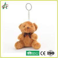China PP Cotton Filled Mini Stuffed Bear Keychain BSCI Certificated for sale