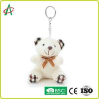 China EN71 Handcrafted Embroidery Mini Stuffed Bear Keychain for sale