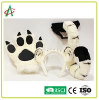 China BSCI BPA Free Tiger Tail, Paws and Hairband Stuffed Animals Plush Toy for sale
