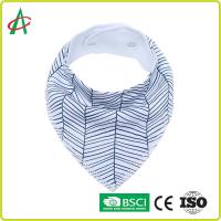 China Ultra Absorbent Organic Cotton Baby Drool Bibs for sale