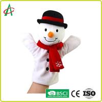 China BSCI Full Handcraft Sewing Plush Hand Puppets For Christmas for sale