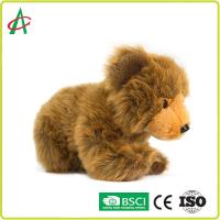 China No Phthalates Cute Style Realistic Brown Baby Grizzly Bear Stuffed Toy for sale