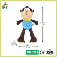 China Kids Adorkable gift Cute Polystyrene Beads Filling Monkey Stuffed Toy for sale