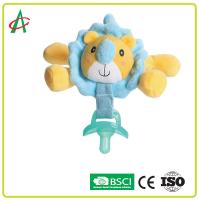 China Washable Pacifier Plush Toy Pacifier Clip CE/BSCI Certificate for sale