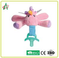 China Washable Pacifier Plush Toy Pacifier Clip CE/BSCI Certificate for sale