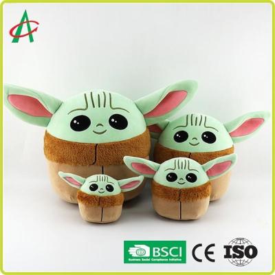 China 10 13 20 26cm Height PP Cotton Stuffing Yoda Plush Toy For Kids for sale