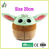 China 10 13 20 26cm Height PP Cotton Stuffing Yoda Plush Toy For Kids for sale