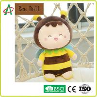 China Polypropylene Plush Filling Polyester Fabric Bee Plush Toy for sale