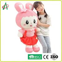 China ISO9001 ASTM 40'' Nontoxic Cute Rabbit Plush Pillow for sale
