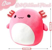 China Angelber Nontoxic 20.4cm Soft Down Cotton Axolotl Plush Pillow for sale