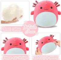 China Angelber Nontoxic 20.4cm Soft Down Cotton Axolotl Plush Pillow for sale