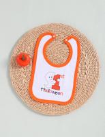 China High Hygroscopic Property Halloween 100 Cotton Newborn Baby Bibs for sale