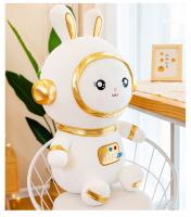 China AZO Free Nontoxic Cuddly Space Rabbit Plush Toy for sale