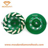 China 5'' Extra Soft Bond Cup Wheel Disc for Hard Concrete Grinding for sale