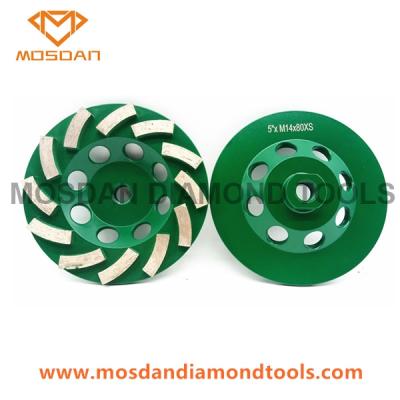 China 5'' Extra Soft Bond Cup Wheel Disc for Hard Concrete Grinding for sale