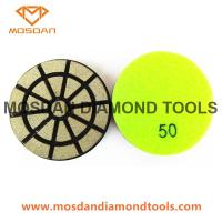 China Transitional Diamond Ceramic Bond Abrasive Pads for Concrete Floor for sale