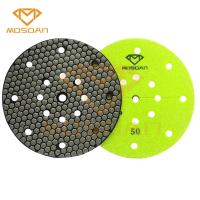 China Mirka 9 Inch 230mm Extraction Holes Polishing Pads for Mircocement Concrete Stone for sale