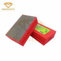 China Mosdan Rectangle Electroplated Hand Polishing Pasd for Marble Granite Counterp Edge for sale