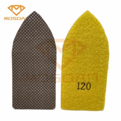 China Electroplated Grinding Sanding Disc Pads for Concrete Stone Corner Edge for sale