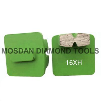 China Single Key Shoe Husqvarna Redi-Lock Grinding Diamond Toolings for sale