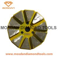 China Diamond Concrete Grinding Plate  10 Segments With Ez Lock for sale
