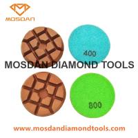 China 3 Inch Diamond Wet and Dry Use Floor Concrete Resin Polishing Pads for sale
