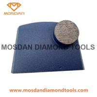 China Fast Change Single Button Diamond Grinding Plate for Lavina Machines for sale