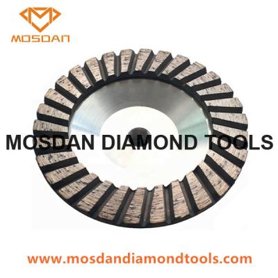 China 5'' Turbo Aluminum Diamond Cup Wheel with M14 Thread for sale