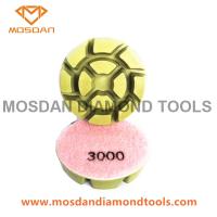 China 15mm Thickness Wet or Dry Use Resin Bond Concrete Polishing Pads for sale