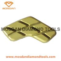 China 3'' Boomerang Resin Polishing Pads for Concrete Floor Surface for sale