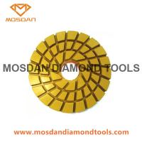 China Spiral Diamond Floor Polishing Pads for sale