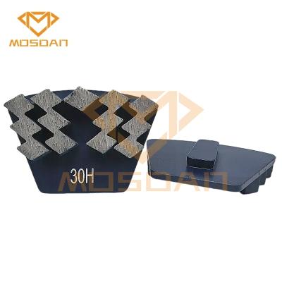 China Husqvarna Redi Lock Wulf Claw Diamond Grinding Shoe for Concrete Floor Coating Removal for sale