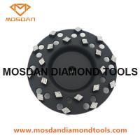China Metal Bond Scatter Segment Grinding Cup Wheel for sale