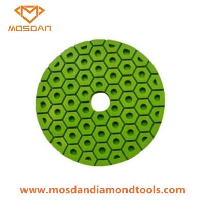 China 4'' Premium Resin Bonded Polishing Pads for sale
