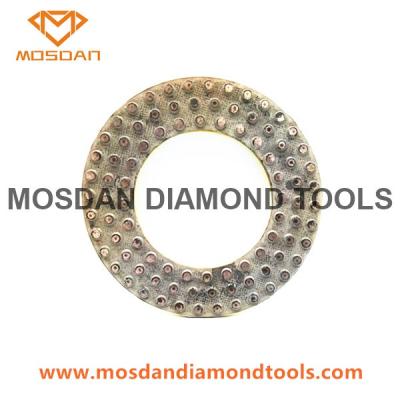China 7 Inch 180mm Metal Bond Dots Polishing Pads Rings for Floor Grinders for sale