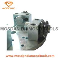 China 5 Inch Special Bush Hammer with 3 Rollers 10 Teeth for sale