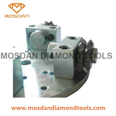 China 5 Inch Special Bush Hammer with 3 Rollers 10 Teeth for sale