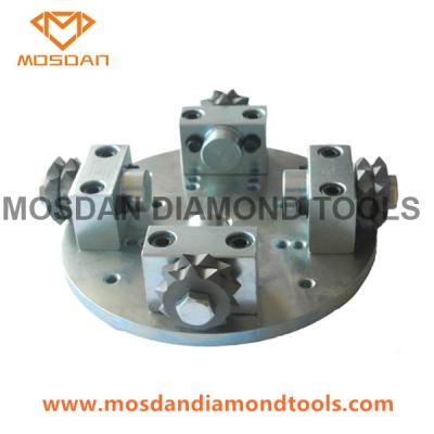 China 6'' Hand Grinders Bush Hammering with 10 Teeth 4 Rollers for sale